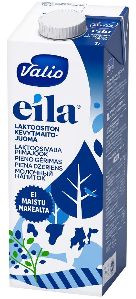 Maito KEVYTMAITO UHT 1L VALIO Eila Laktoositon, maitojuoma - Toimistotukku Juntunen verkkokauppa